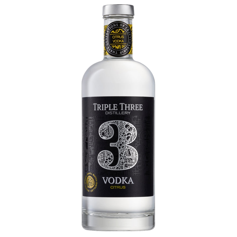 Citrus Vodka 750ml – Triple Three Distillery